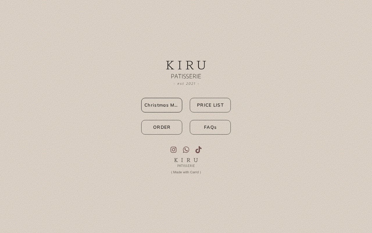 Kiru Patisserie